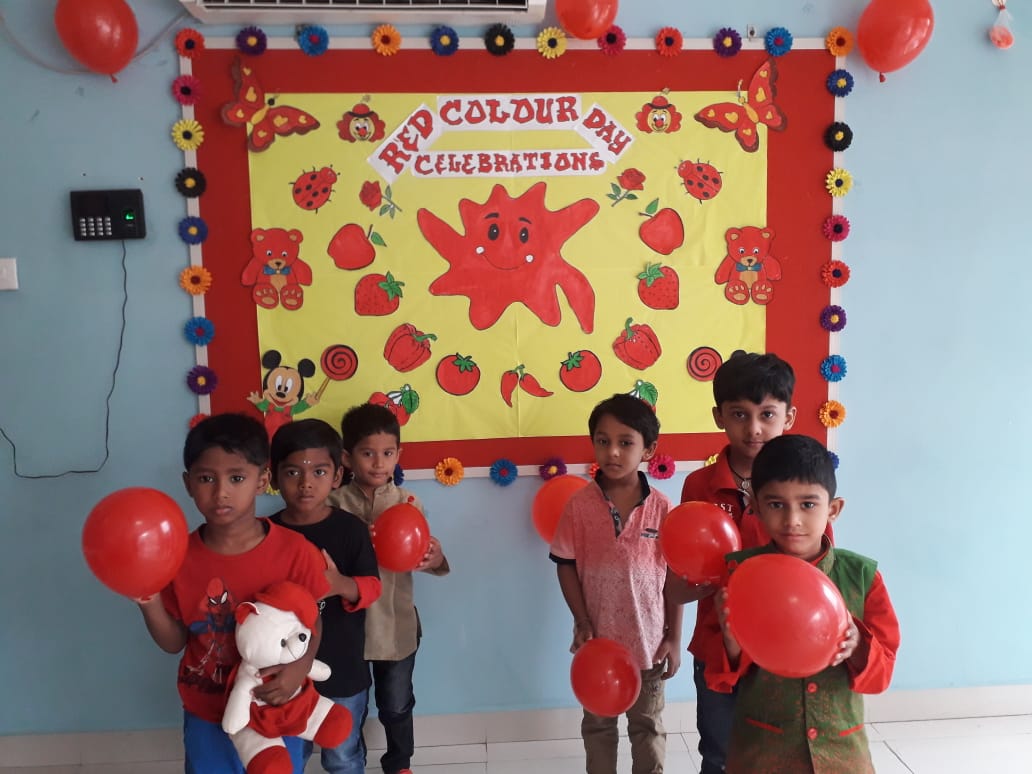 Red Colour Day Celebrations Pics at Tirupati (2) | Spring Board Academy ...