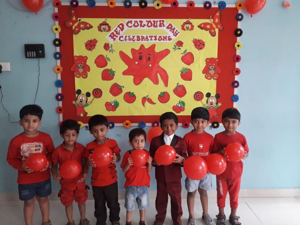 Red Colour Day Celebrations Pics at Tirupati (3) | Spring Board Academy ...