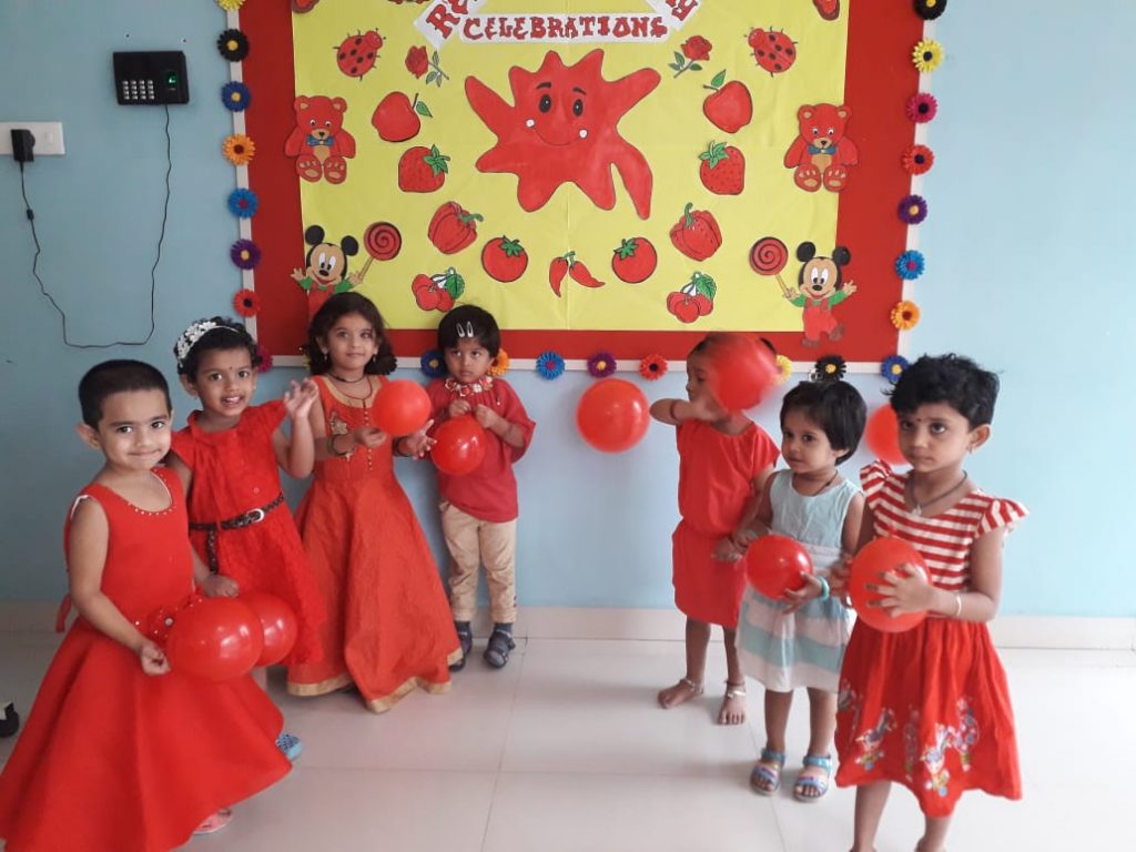 Red Colour Day Celebrations Pics at Tirupati (8) | Spring Board Academy ...