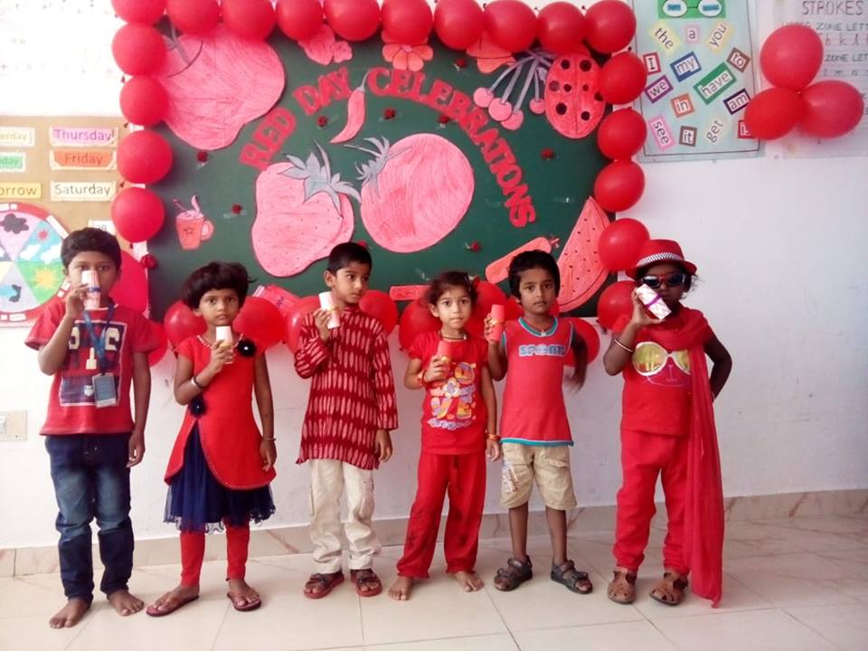Red Colour day activity 1 | Spring Board Academy and International ...