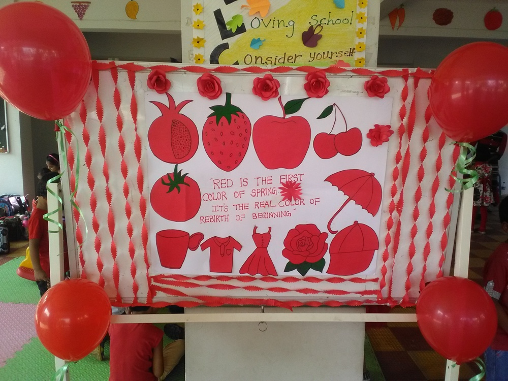 Red colour day celebrations at Nagole (1) | Spring Board Academy and ...