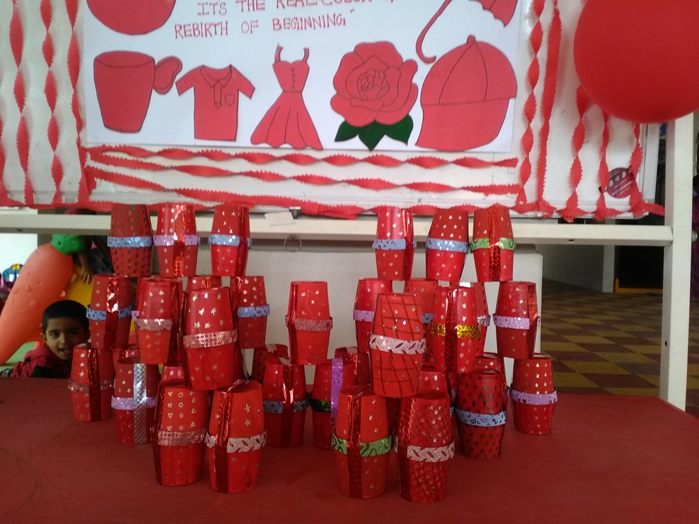 Red colour day celebrations at Nagole (18) | Spring Board Academy and ...