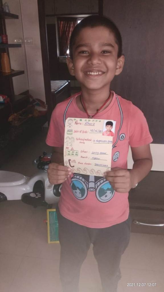 ID card activity09 | Spring Board Academy and International Preschools