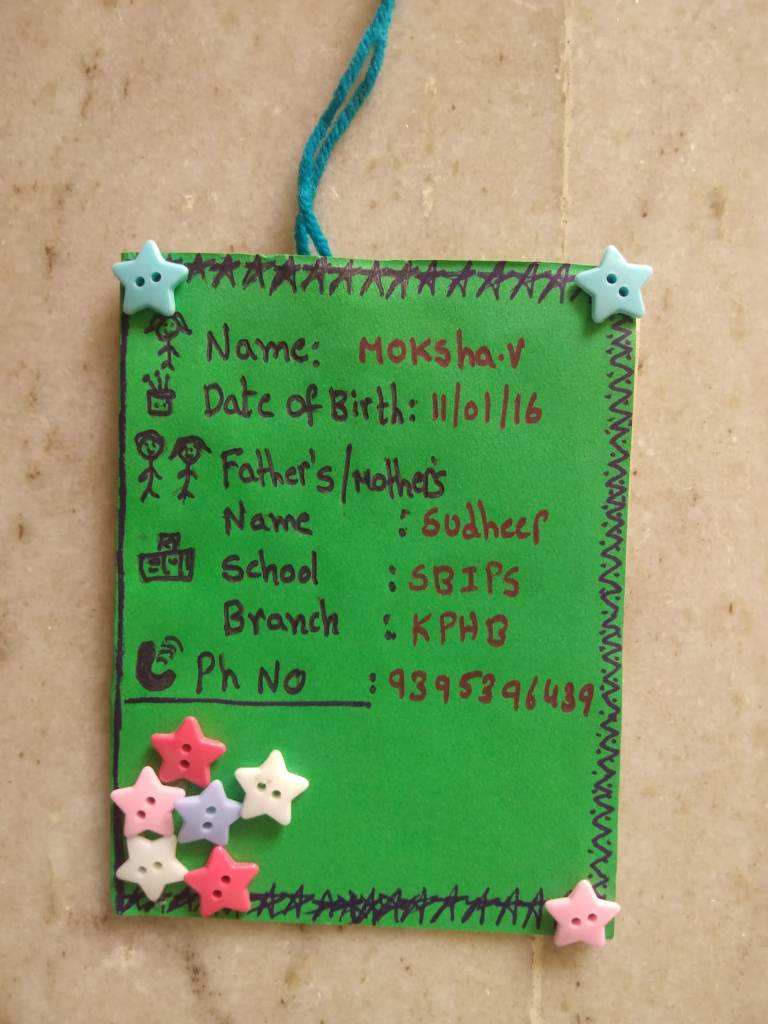 ID card activity12 | Spring Board Academy and International Preschools