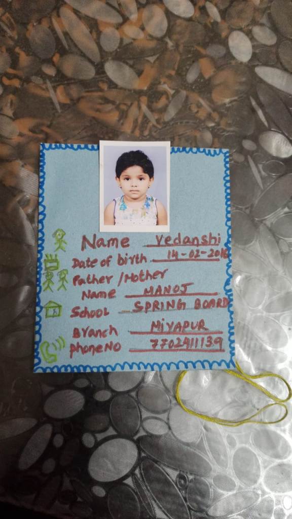 ID card activity13 | Spring Board Academy and International Preschools